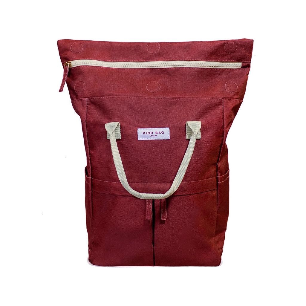 KIND MEDIUM BACKPACK BURGUNDY – Designer Online